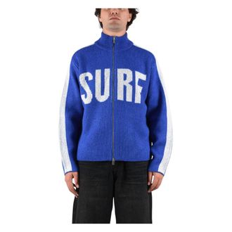 New Amsterdam Surf Association Surf Zip Through - - Knitwear - Herren - Blau - M
