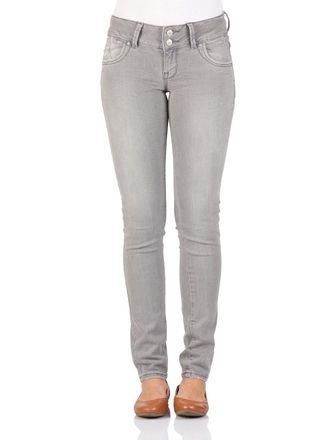LTB Jeans Damen Jeans Molly Slim Fit - Grau - Dia Wash, Gr&ouml;&szlig;e:W 28 L 34, Farbe:Dia Wash (51083)