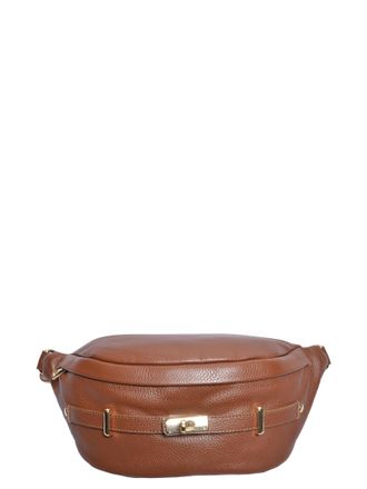 Anna Luchini Kastanienbraun Rindsledertasche