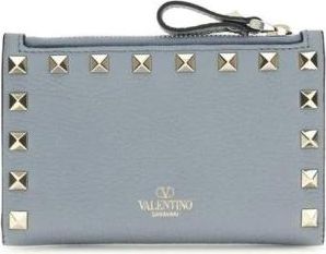 Valentino Garavani Femme, Accessoires, Bleu, Taille: ONE Size Bos Taurus Wallet