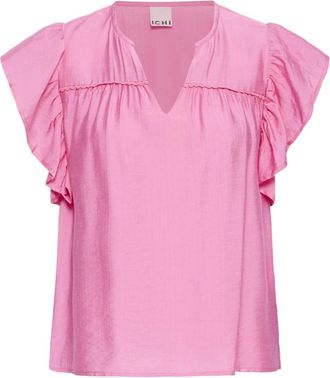 Ichi Ichi, Femme, Blouses et Chemises, Rose, Taille: 44 FR Blouses