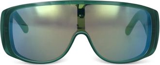 Maison Margiela lunettes de soleil oversize Z8O - Vert