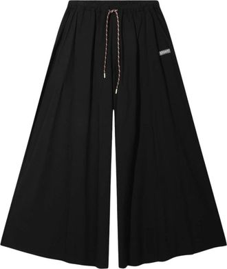 10 Days Femme, Pantalons, Noir, Taille: 34 FR Wide Pants Poplin