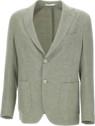 Eleventy Homme, Vestes, Vert, Taille: XL Blazer crois&eacute;