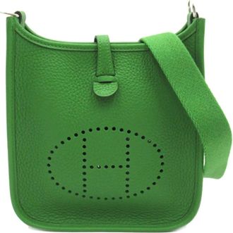 Herm&egrave;s Hobo Bags - Clemence Evelyne TPM - Gr. unisize - in Gr&uuml;n - f&uuml;r Damen