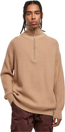 Urban Classics Mens TB5549-Oversized Knitted Troyer Sweatshirt, unionbeige, M