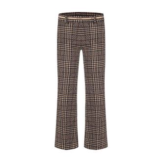 Cambio Stoffhose mit Hahnentritt-Muster