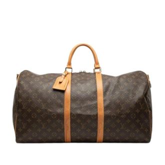 Louis Vuitton Pre-owned Keepall Bandouliere 55 - - Pre-owned - Damen - Braun - ONE SIZE