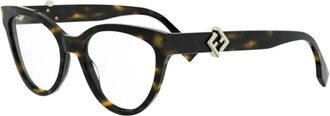 Fendi FF Diamonds Optische Brille - - Accessories - unisex - Braun - 54 MM