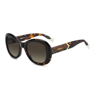 Missoni Lunettes de soleil ovales - Femme - Accessoires - Brun - Taille: 53 MM