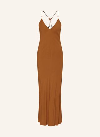 BA&SH Ba&Sh Kleid Hany Mit Schmucksteinen braun