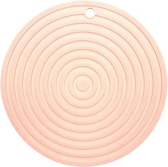 SOLUSTRE Große Silikon Untersetzer Rund Hitzebeständig rutschfest Isoliermatte Für Küche Tischset Schreibtisch Schüsselunterlage