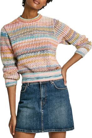 Pepe Jeans London Damen India Strickwaren, Blau (French Blue), XL