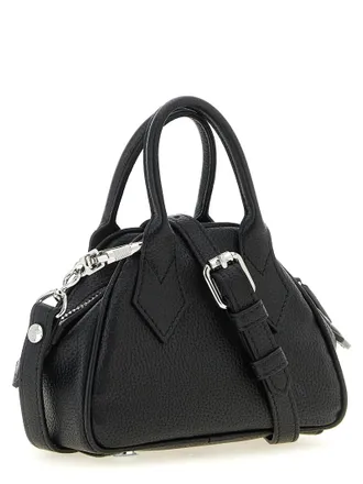 Vivienne Westwood Womens Yasmine Top Handle Bag Black Polyurethane