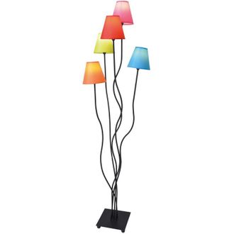 Näve Naeve COLORI Lampadaire multi-bras multicolore 5xE14