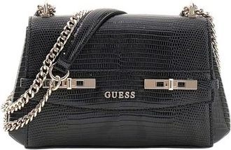 Guess sac à épaule sac de soirée Melinda Mini Convertible Xbody Flap Bag Black noir