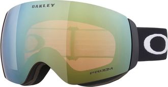Oakley Flight Deck Xm Prizm I Gelb-Schwarz - Rahmenlose Prizm Panorama Ski- und Snowboardbrille, Größe One Size - Farbe
