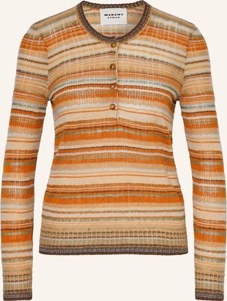 Isabel Marant Marant &Eacute;toile Pullover Frederica Mit Leinen Und Glitzergarn beige