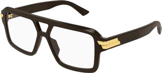 Bottega Veneta Monture Optique - unisex - Accessoires - Brun - Taille: 54 MM