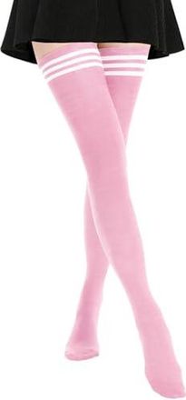 Dreshow Femme Extra Longues Chaussettes Hautes de Cuisse Montantes Chaussettes de Genoux para Sport Cosplay