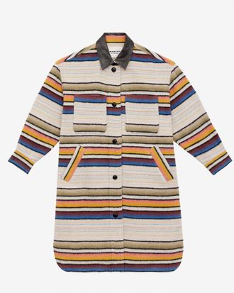 Isabel Marant Manteau Djila - Femme - Multicolor - Taille T0 - Marant &Eacute;toile