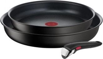 T-fal ingenio unlimited set bratpfannen + abnehmbare handgriff 22/26cm - l7639243 - 3168430343290