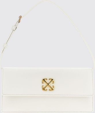 Off-white Schultertasche Damen Farbe Puder