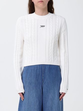 Tommy Jeans Pull TOMMY JEANS Femme couleur Ivoir