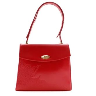 Louis Vuitton Pre-owned Cuir sacs-louis-vuitton - Femme - Pre-owned - Rouge - Taille: ONE Size