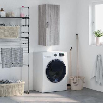 vidaXL Maison Exclusive Wandschrank Grau Sonoma 34,5x34x90 cm