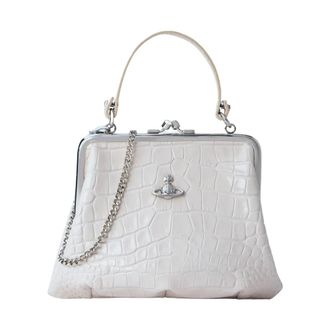 Vivienne Westwood Granny Frame Purse - - Bags - Damen - Wei&szlig; - ONE SIZE