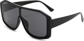 Generic Lunettes De Soleil Dext&eacute;rieur &Agrave; Monture Large For Hommes Et Femmes, For Les Vacances, D&eacute;placements, Le Sport(Black)