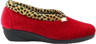 Lunar KLA005, Chaussons pour femme Rouge rouge - Rouge - rouge, 4 UK