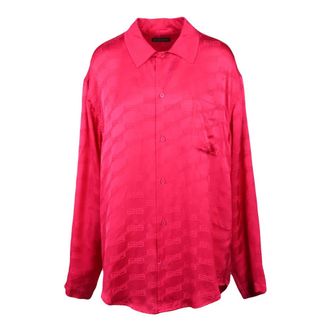Balenciaga Camicia Over - - Blouses & Shirts - Damen - Rosa - 2XS