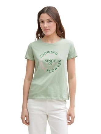 Tom Tailor Gestreiftes T-Shirt, small red White Stripe, XXL