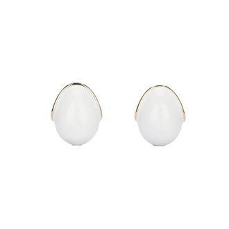 Jacquemus Femme, Accessoires, Blanc, Taille: ONE Size Les Boucles Raisin Earrings