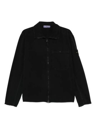 Stone Island zip pocket overshirt - Noir
