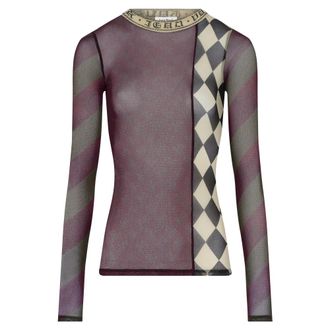 Jean Paul Gaultier Das Patchwork-Oberteil - - Tops - Damen - Mehrfarbig - S