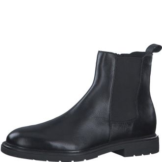 Marco Tozzi by Guido Maria Kretschmer Herren Chelsea Boots aus Leder mit Rei&szlig;verschluss, Schwarz (Black), 46