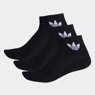 adidas Sportsocken ADIDAS ORIGINALS MIDCUT CREW SOCKEN, 3 PAAR, Herren, Gr. L (43/45), schwarz, Obermaterial: 65% Baumwolle, 32% Polyester, 2% Elasthan, 1% P