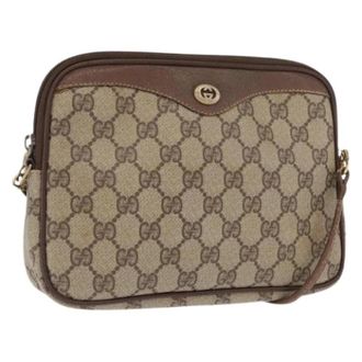 Gucci Sac bandouli&egrave;re vintage Pre-owned - Femme - Pre-owned - Beige - Taille: ONE Size