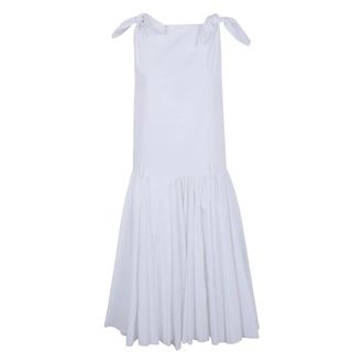 N&deg;21 Femme, Robes, Blanc, Taille: 34 FR Canvas Midi Dress