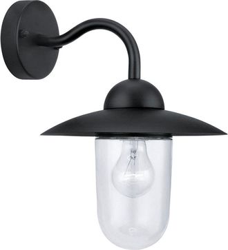 Eglo Milton - Außenleuchte, Schwarz, Höhe 31 cm - Außenleuchte Eglo Design