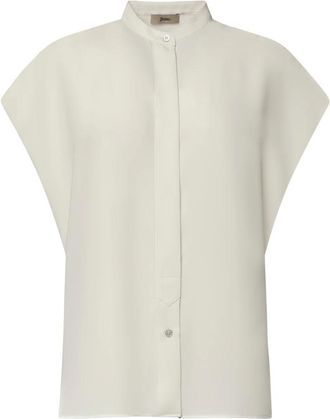 Herno Femme, Blouses et Chemises, Beige, Taille: 38 FR Blusa