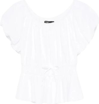 Ralph Lauren Tidrasel Kurzarmbluse - - Blouses & Shirts - Damen - Wei&szlig; - M