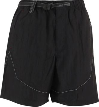 And Wander Homme, Sport, Noir, Taille: L Nylon Shorts