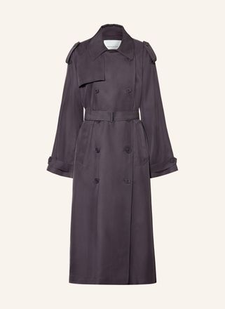 Frankie Shop Oversized-Trenchcoat Veyron blau
