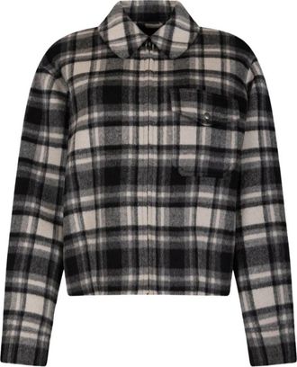 Woolrich Leichte Double-Wool-Jacke - - Jackets - Damen - Mehrfarbig - S