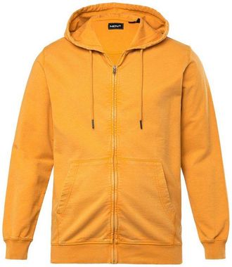 Men Plus Fleecejacke Hoodiejacke Sweat Kapuze Print Vintage Look