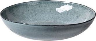 Broste Copenhagen 14533088 Salat Schale, Steinzeug, Nordic SEA, 34,5x7,5cm